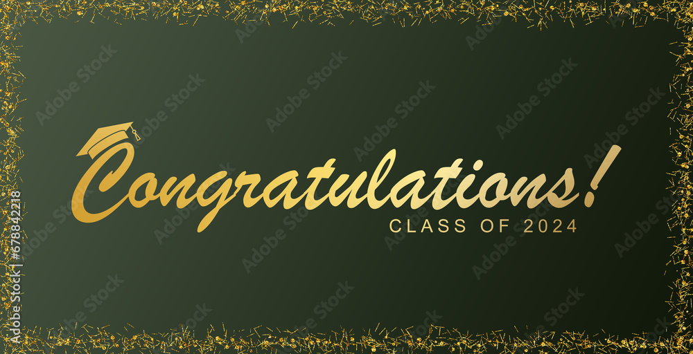 Class of 2024 Background Congratulations. Stock Photo | Adobe Stock