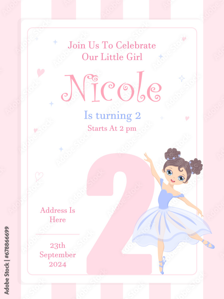 Ballerina Birthday Invitation Ballet Party Invite Tutu Invite Dance ... Ballerina Birthday Invitation Ballet Party Invite Tutu Invite Dance ...