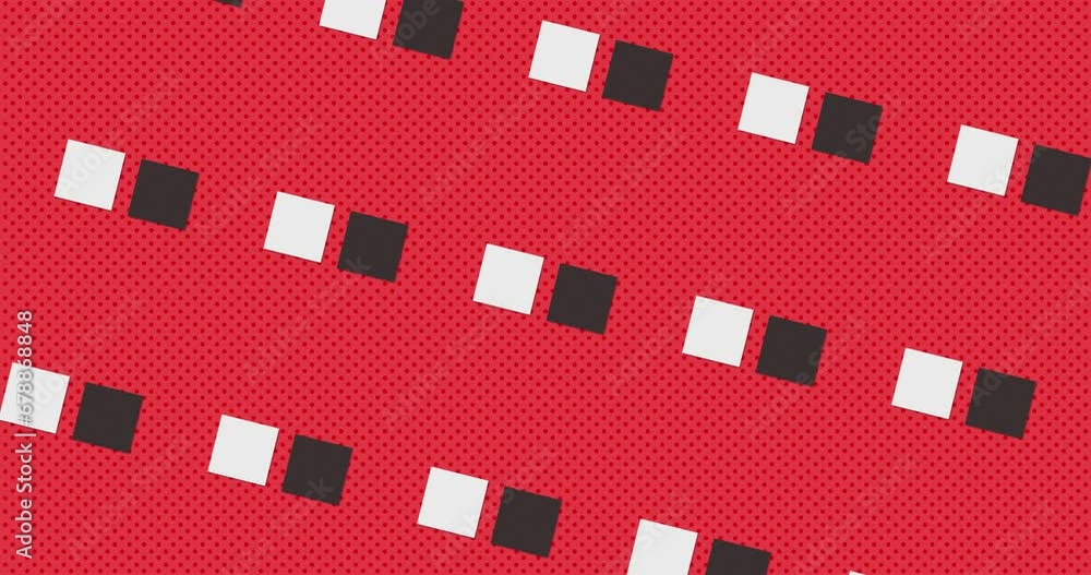 Vidéo Stock two squares moving back and forth in loop animation over ...