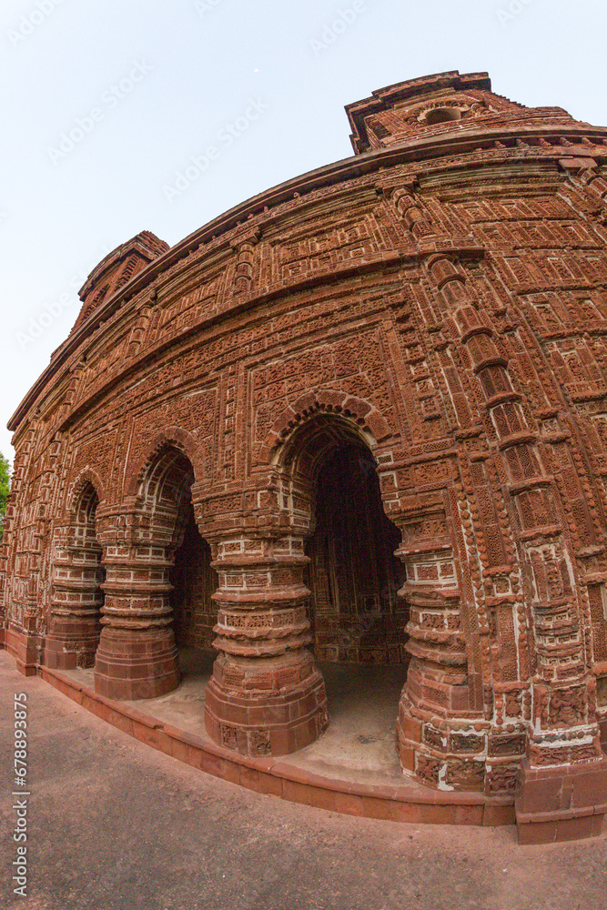 historic Shyam Rai temple also known as Pancha Ratna Temple in ...