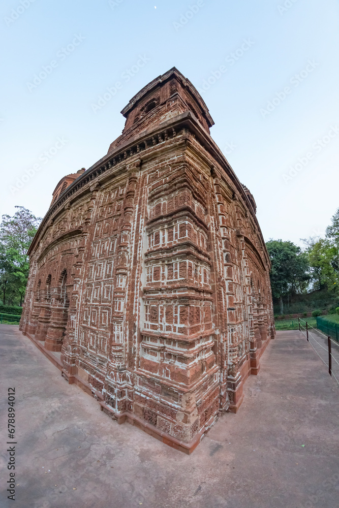 historic Shyam Rai temple also known as Pancha Ratna Temple in ...