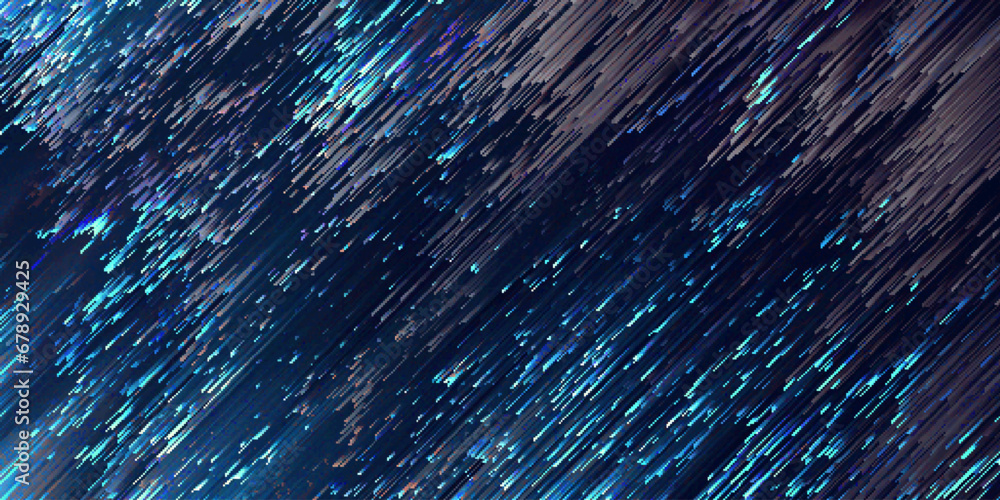 Futuristic pixelated neon glowing pixel sorting gradient lines ...