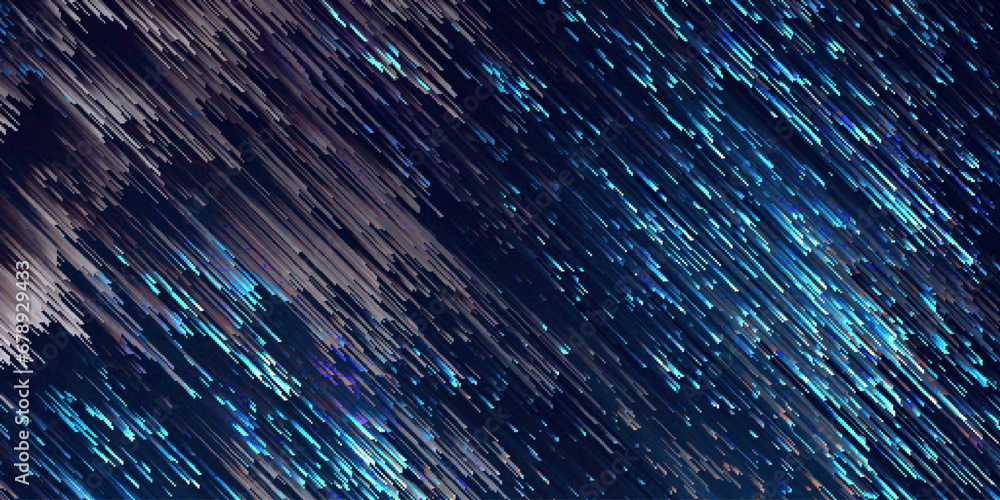 Futuristic pixelated neon glowing pixel sorting gradient lines ...