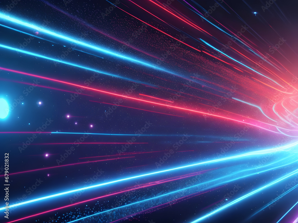 Abstract Digital Background For Tech Envision A World Driven By Binary Code Featuring A Female