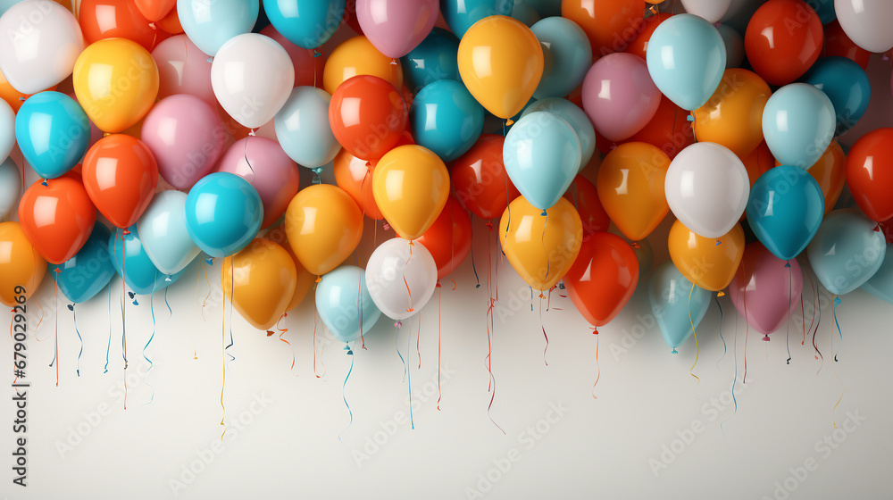 colorful balloons background HD 8K wallpaper Stock Photographic Image ...