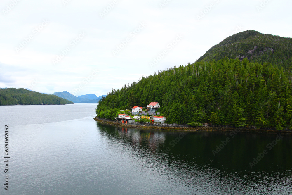 Bluff Lighthouse is located near Klemtu on the scenic south end of ...
