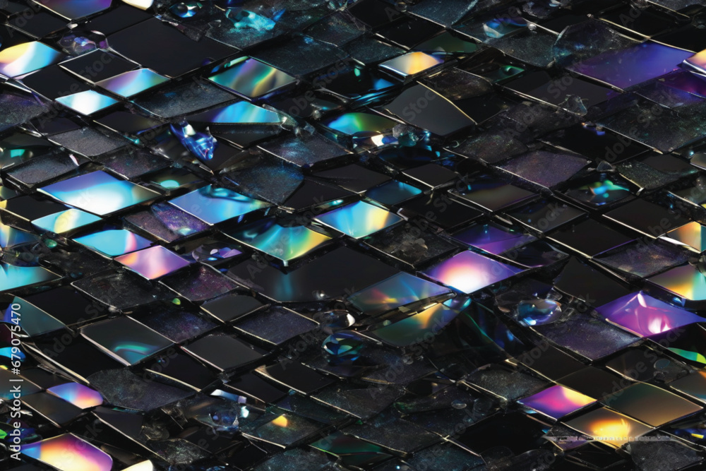 shiny surface texture broken glass effect no background or broken ...