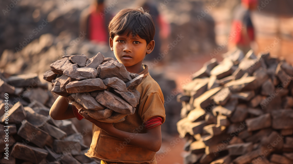 Child Labor Realities: A powerful image depicting the challenges faced ...