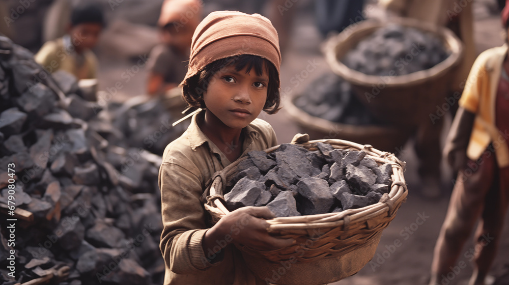 Child Labor Realities: A powerful image depicting the challenges faced ...