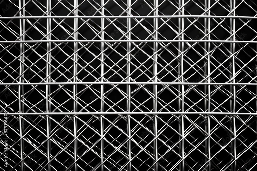 intersecting lines on a metal grid Stock Photo | Adobe Stock