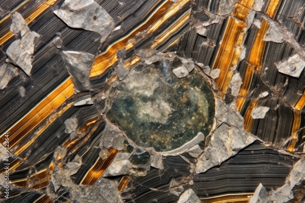 meteorite sample under the microscope Stock Photo | Adobe Stock
