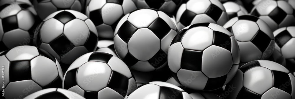 Many soccer balls, background, European Football Championship Stock ...