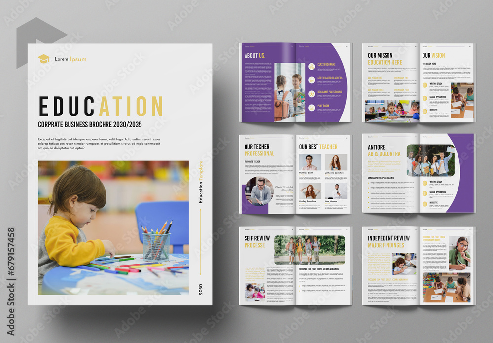 Education Template Stock Template | Adobe Stock