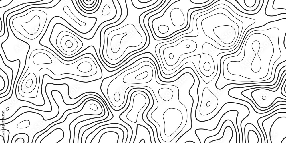 Topographic map background geographic line map with elevation ...