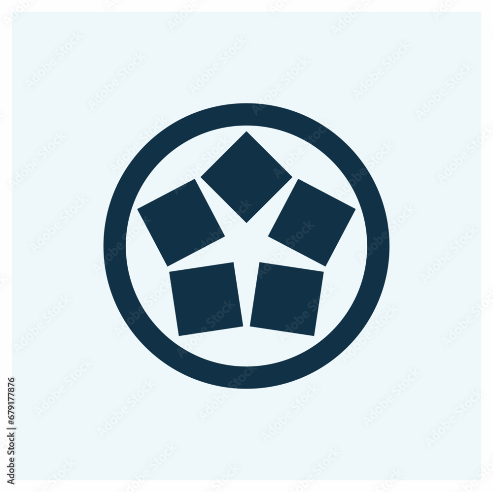 Kamon Symbols of Japan. Japanesse clan kamon crest symbol. japanese ...