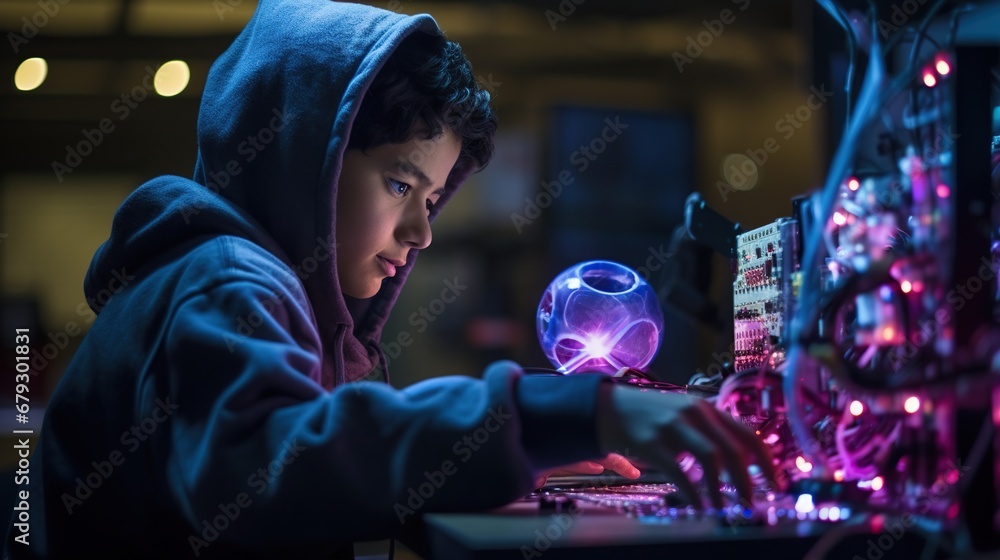 Teenager controls robotic arm with brain-computer interface ...