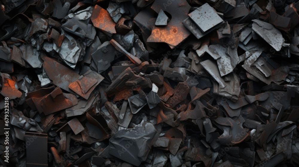 Parts of scrap iron easy to use for graphic backgrounds in ...