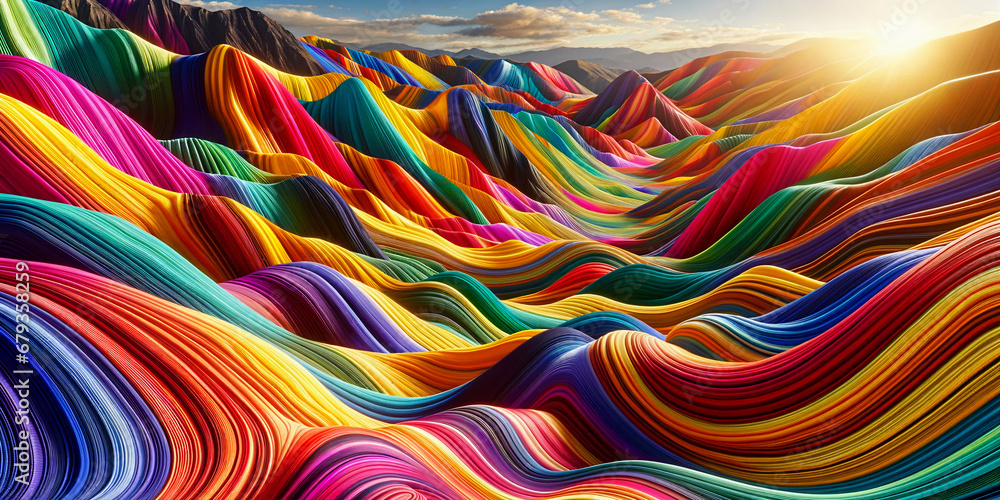 Peruvian Dream Wallpaper - Symphony of the Andean Colors. Stock ...