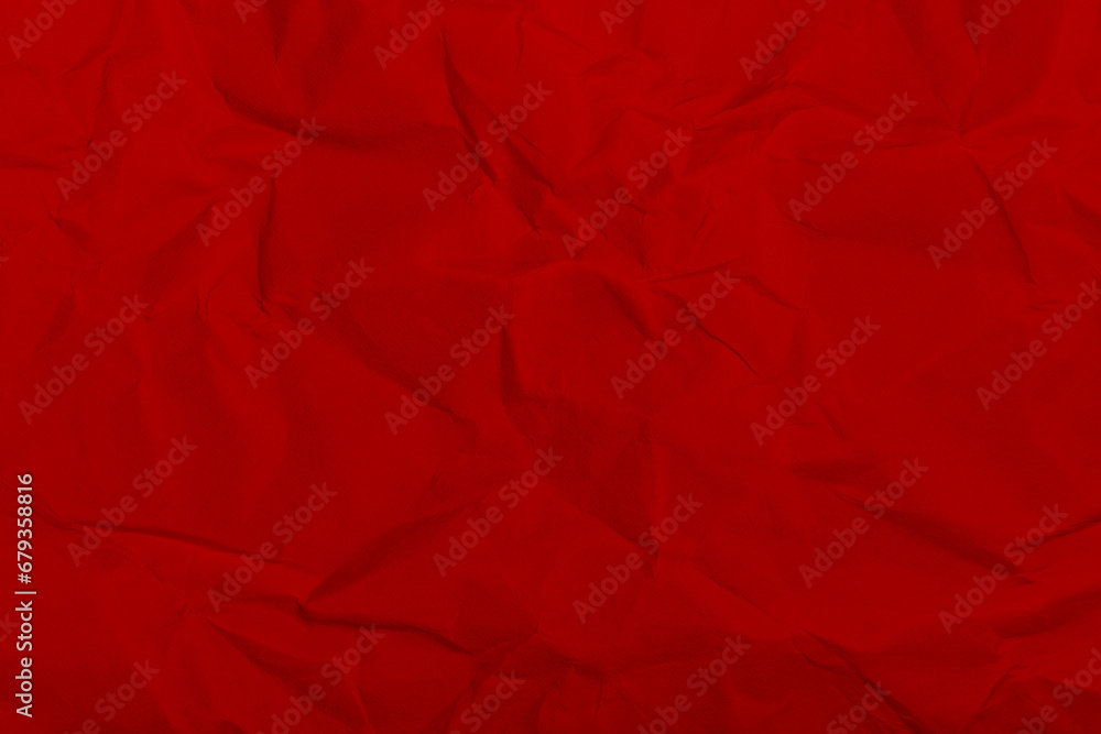 red crumpled sheet of paper, grunge texture background red crumpled ...