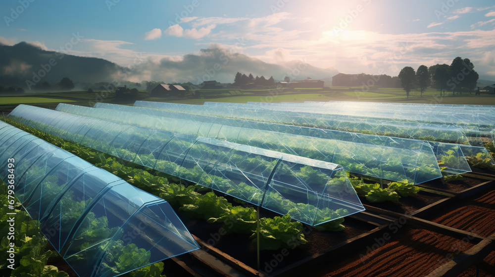Sustainable Agriculture. Hydroponics based production method farm ...