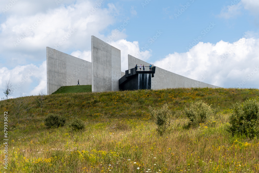 Stoystown, PA, USA: The Flight 93 National Memorial at September 11 ...