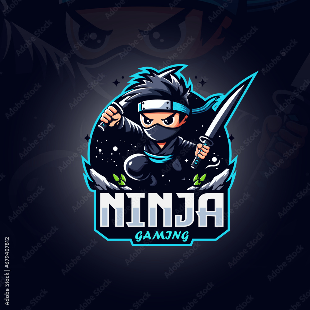 Ninja Mascot Logo.Ninja Logo.Ninja Esports Logo.Ninja Gaming Logo ...