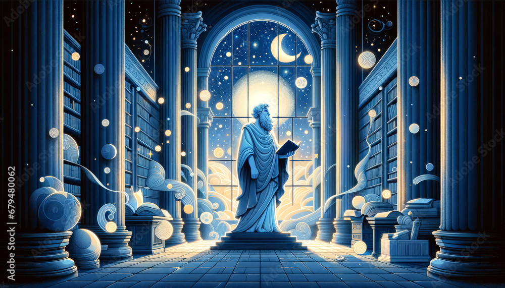 Coeus, a Titan from Greek mythology, depicted in a whimsical animated ...