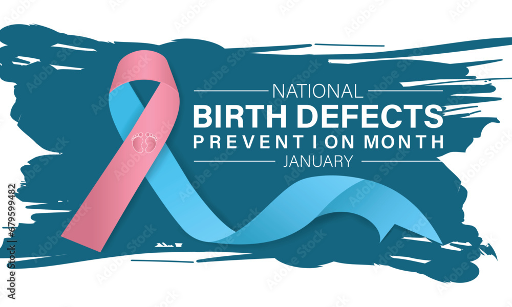 Birth Defects Awareness Month Vector Illustration. Banner, poster, card ...