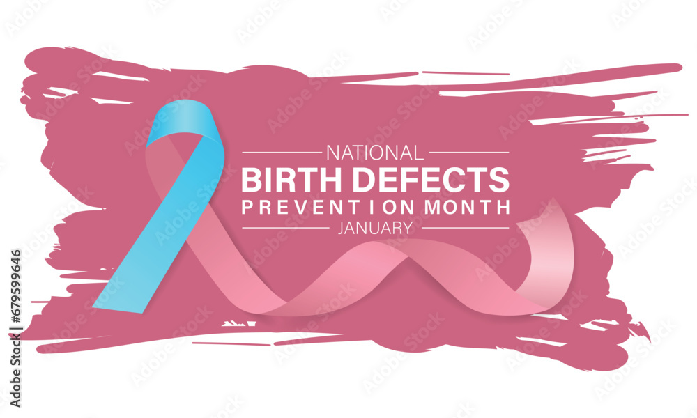 Birth Defects Awareness Month Vector Illustration. Banner, poster, card ...