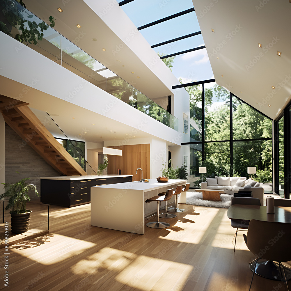 Ideas for kitchen and living room, making the most of natural light ...