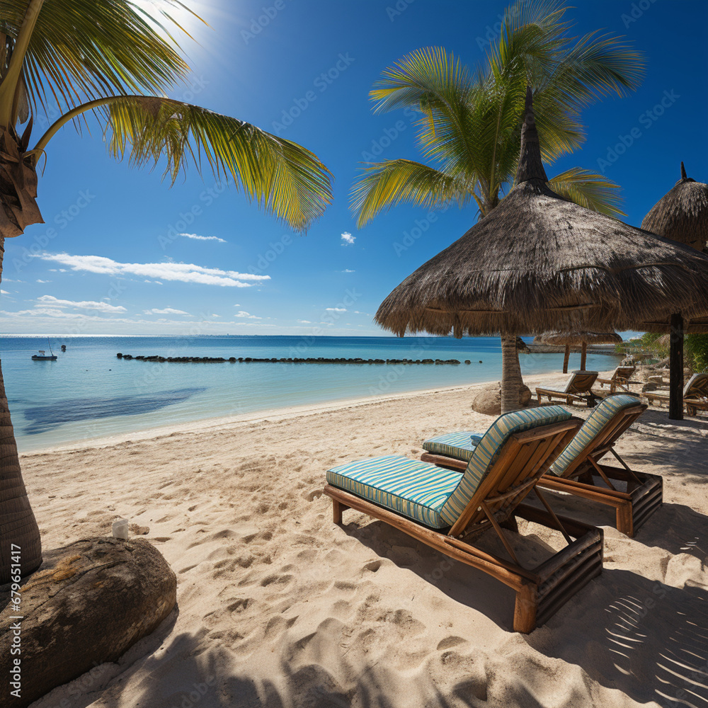 beach, sea, sand, tropical, ocean, palm, travel, island, vacation, tree ...