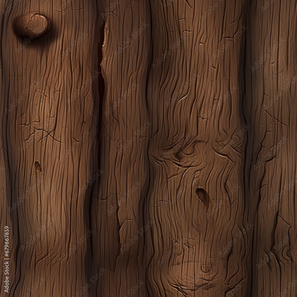 Seamless wooden texture. Hand-painted wood texture for games. 2D ...
