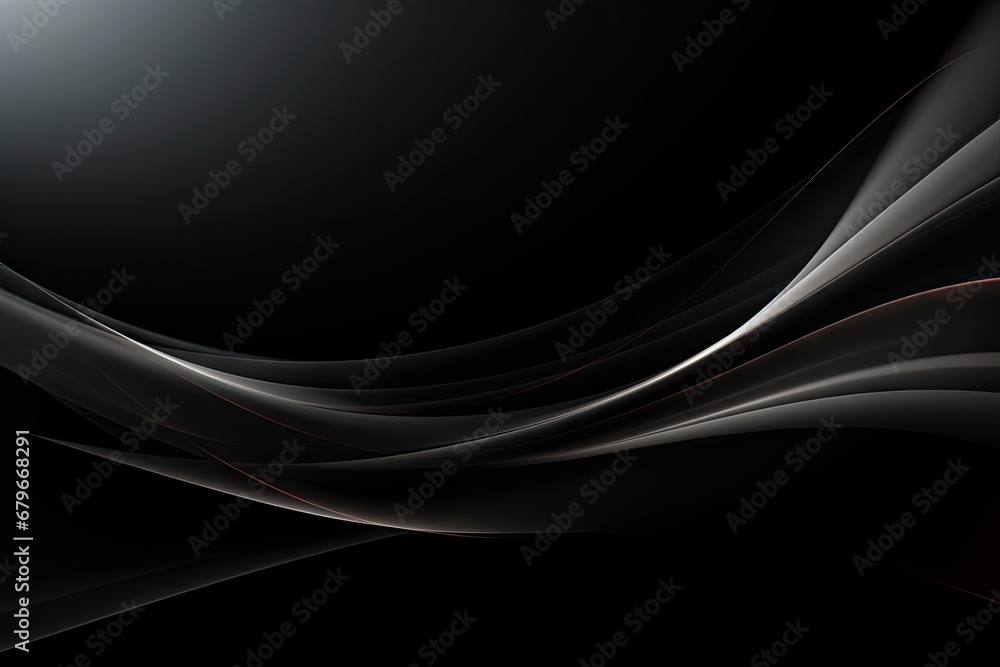 Smooth black background abstract gradient Stock Photo | Adobe Stock