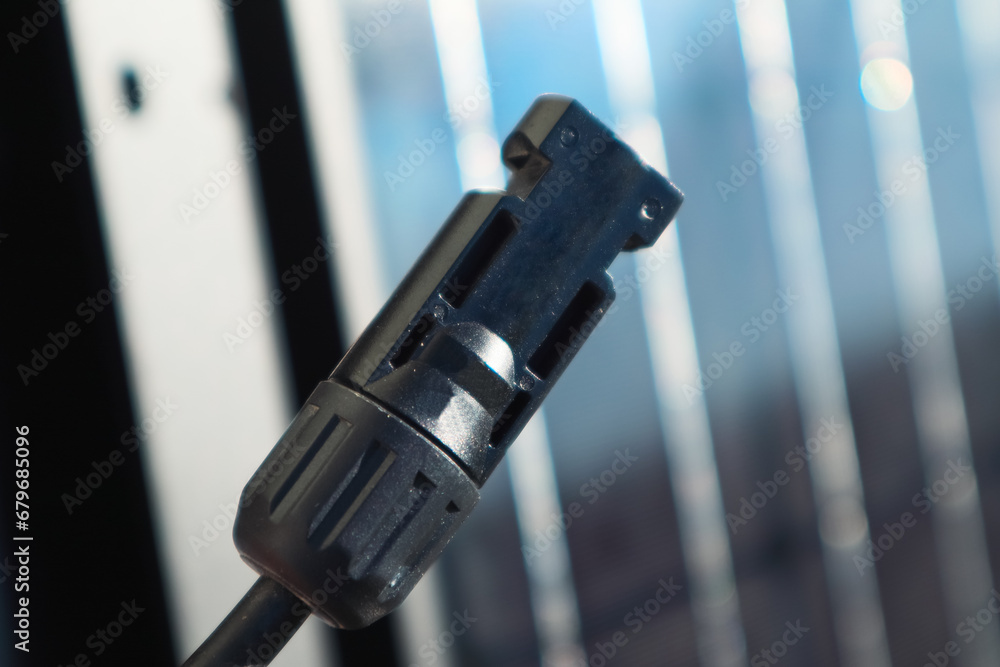 Solar PV Connectors of solar photo voltaic panel system. MC4 socket ...