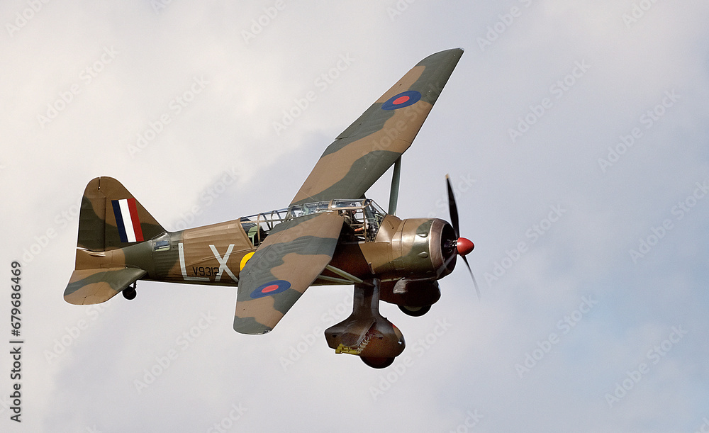 Victory Show, leicester, UK, September 2023. British Westland Lysander ...