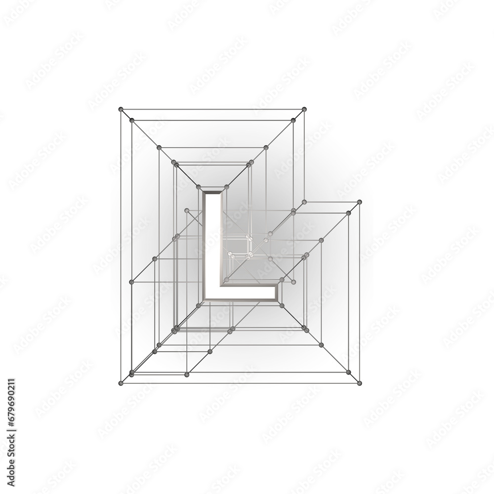 L, 3d, typography, alphabet, font, word, capital letter, meaning ...