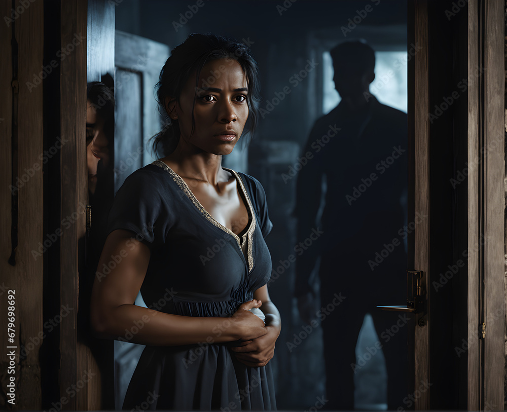 victim of domestic violence. Breaking Chains: Silent Struggle Against Domestic Violence ...