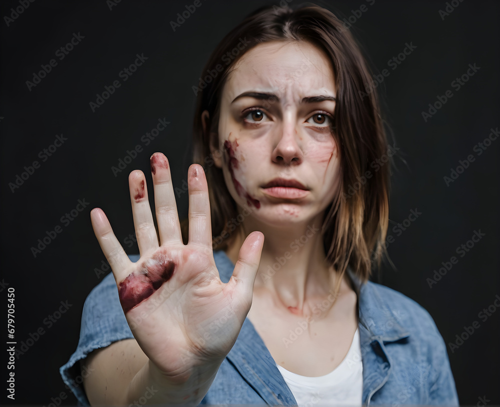 victim of domestic violence. Breaking the Silence: Empowered Woman ...