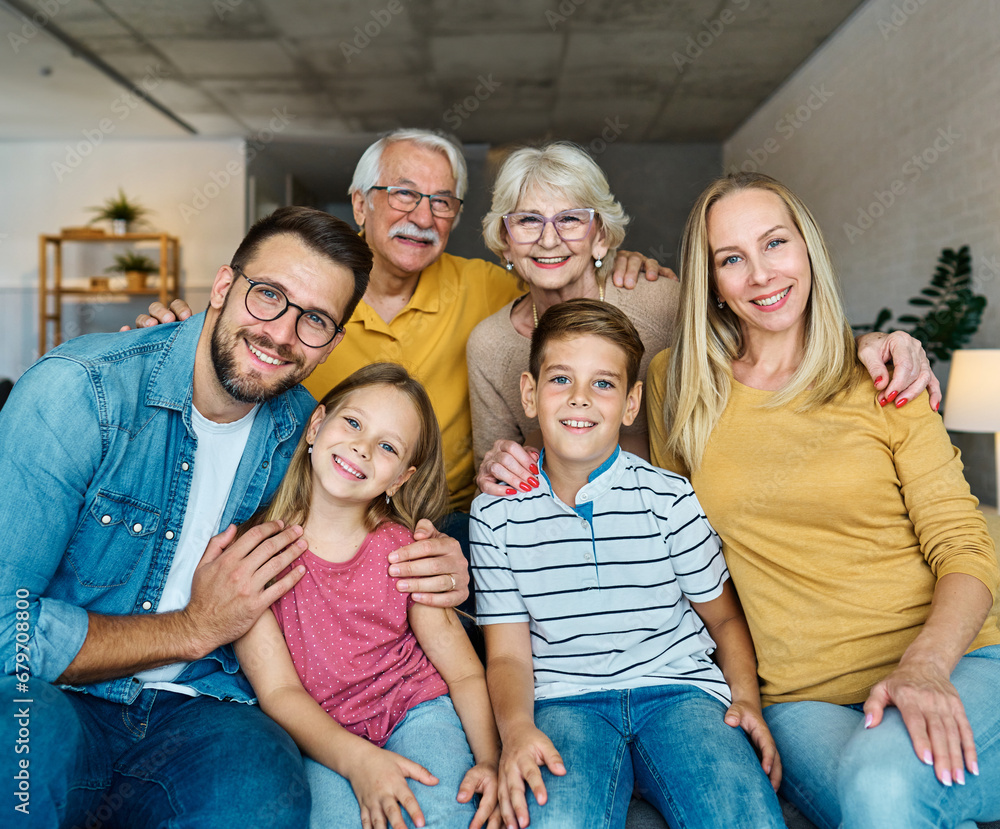 child family portrait woman mother man father grandmother daughter ...