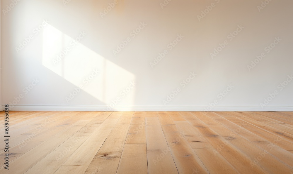 Minimalistic stock image of a sleek, light-colored, smooth wood floor ...