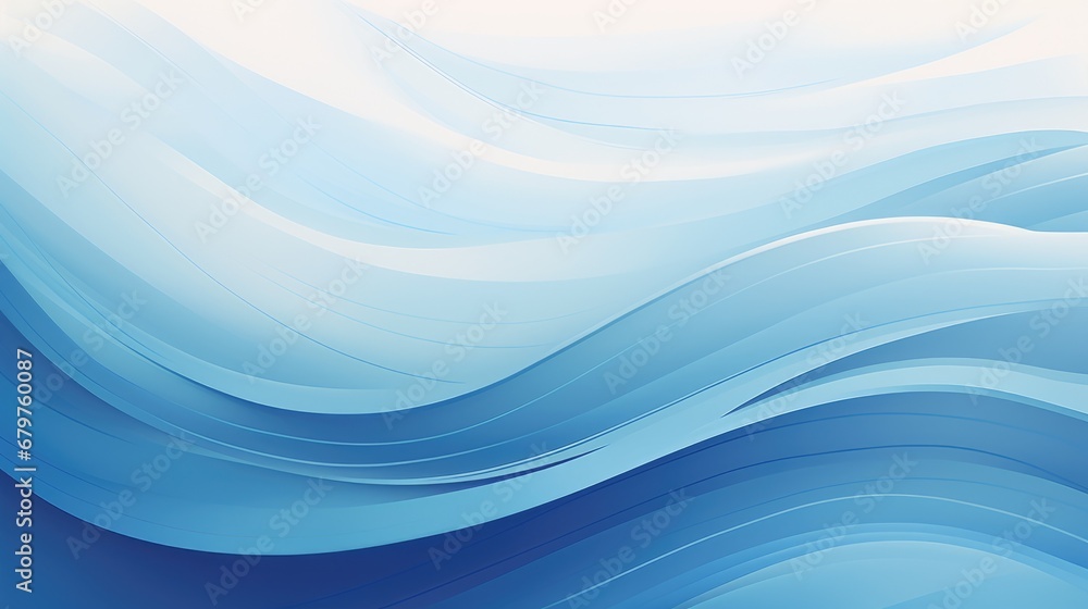 Abstract blue wave background, desktop wallpaper Stock Illustration ...