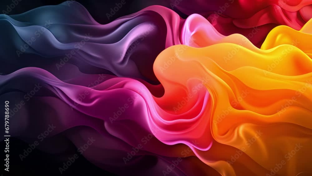Fluid liquid background with smooth animation and fluid motion. Luxury ...