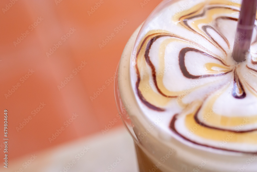 Iced coffee that looks great and tastes delicious. Stock Photo | Adobe ...