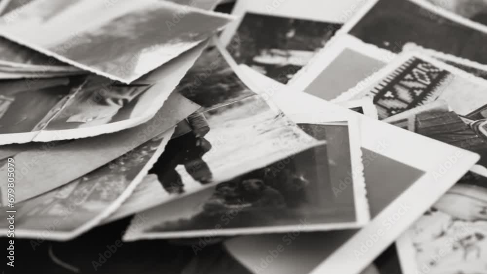 Vintage photos of post-war period 1940s Stock Video | Adobe Stock