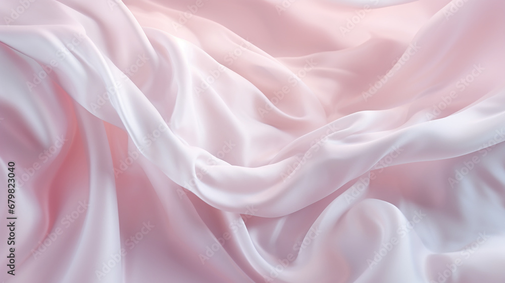 Pink satin fabric created with generative ai technology Stock ...