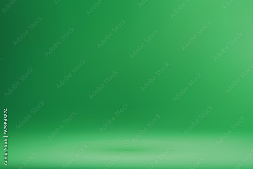 Luxury green studio room background with spotlights and shadow, Stock ...