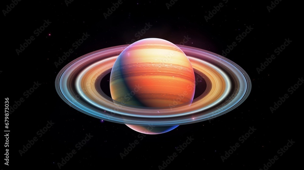 Planets are spherical four orbits solar outer planets illustration ...