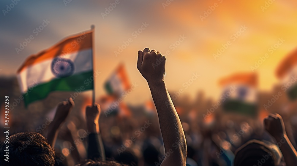 India Republic Day. A vibrant scene unfolds on India Republic Day: Tri ...