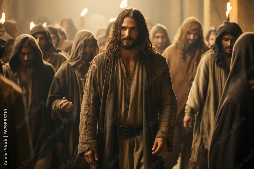 Portrait of Jesus Christ, savior of mankind, son of god, god, bible ...