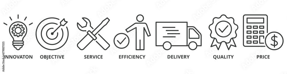 Product banner web icon vector illustration concept with icon of ...